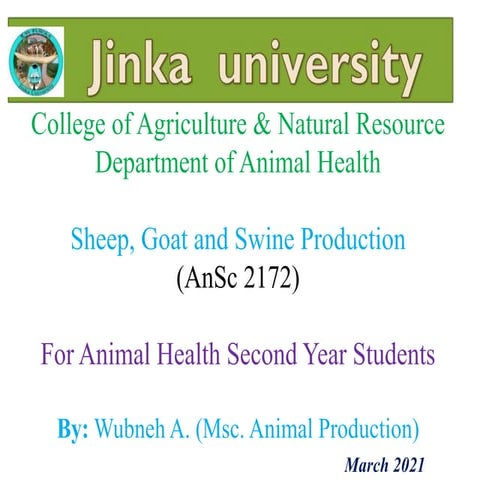 sheep goat 1.pptx department @&$ 💚?!123 | PPTX