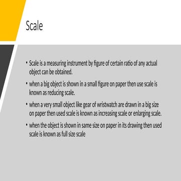 The diagonal scale and its formation method | PPT