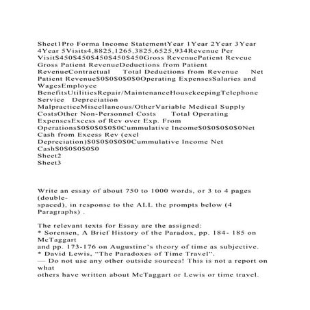 Sheet1Pro Forma Income StatementYear 1Year 2Year 3Year 4Year 5Visi.docx