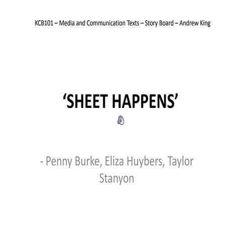 Sheet happens | PPT