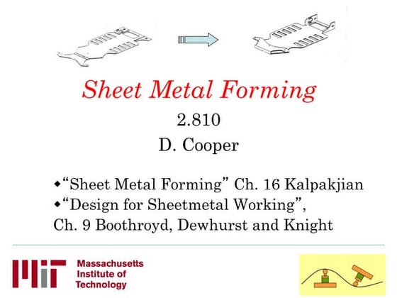Sheet matel calculations | PPT
