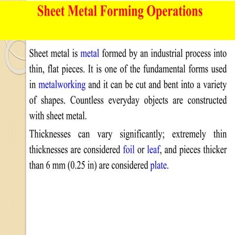 Sheet Metal Forming Operations ppt.pptx