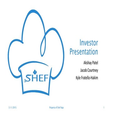 Shef Application | PPTX