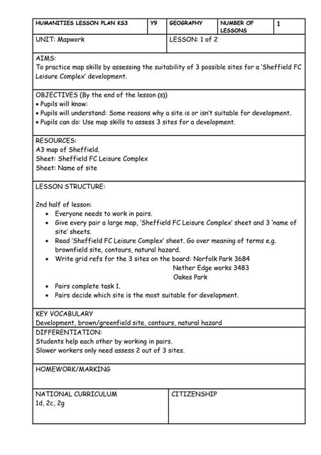 Basic Fieldcraft Course: Outline & lessons. | PDF