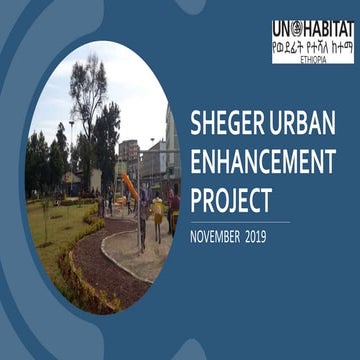 Sheger urban enhancement project | PPTX | Environmental Services ...