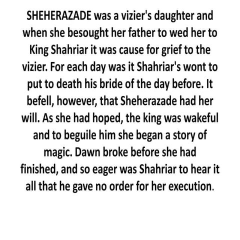Sheherazade | PPTX