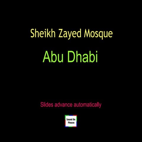 Sheikh Zayed Mosque | PPS