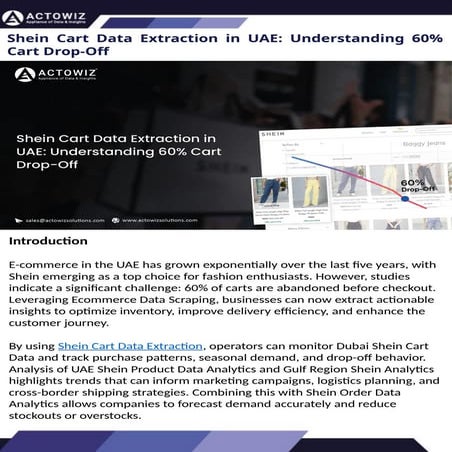 Shein Cart Data Extraction in UAE Shows 60% Cart Drop-Off.pptx