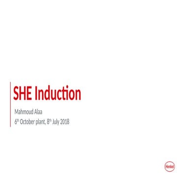 SHE Induction Henkel - For Safety visitor.pptx