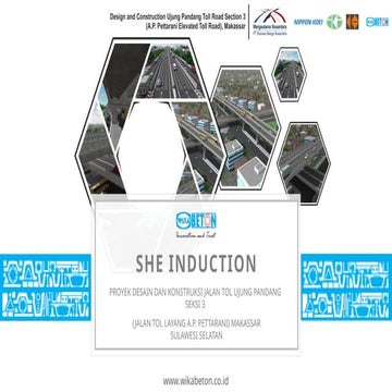 SHE Induction Sept Tahun 2019 di Perusahaan XXX | PPTX