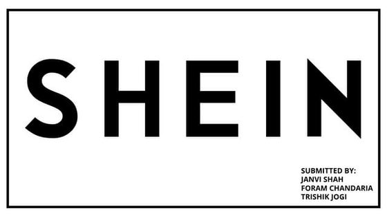Shein PPT | PPTX