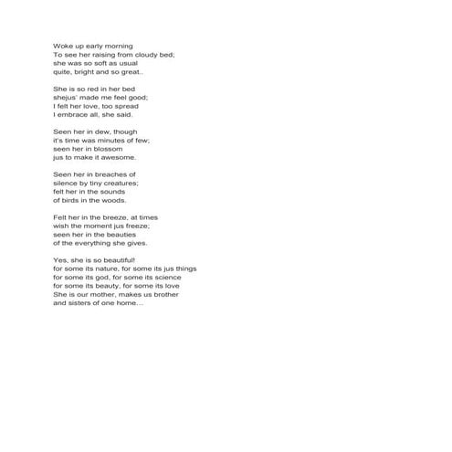 She is beautiful | DOCX