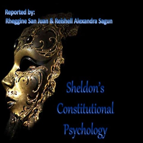 Sheldon's constitutional psych | PPT