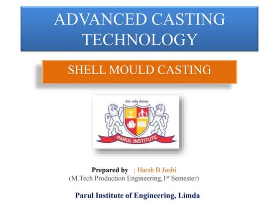 Shell moulding | PPT