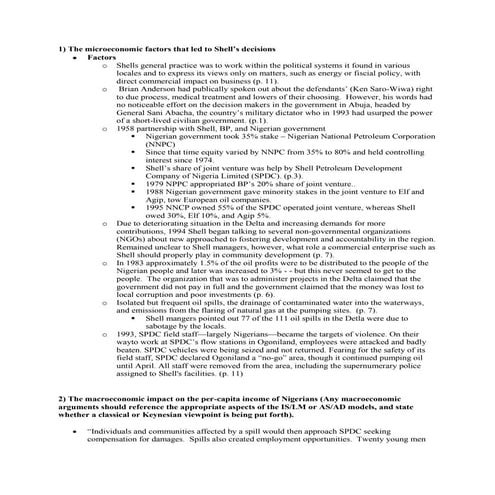 Shell Nigeria dodging responsibilities | PDF