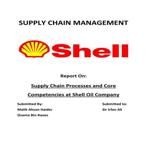 Shell Supply Chain Management | PDF