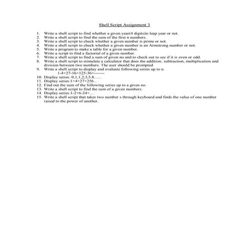 Shell Script Assignment 3 Pdf