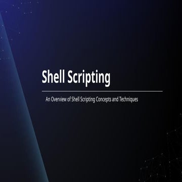 Shell Scripting.pptx nlknlkbobnonoononno | PPT