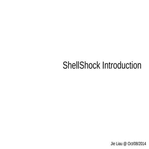 Shell Shock | PPT