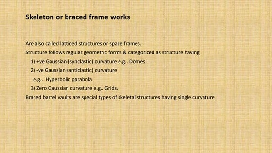 Shell structures- advanced building construction | PDF