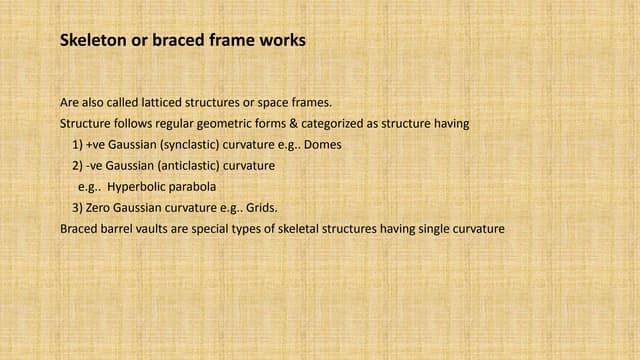 Shell structures- advanced building construction | PDF