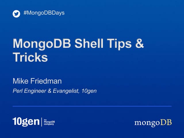 Shell Tips And Tricks Ppt