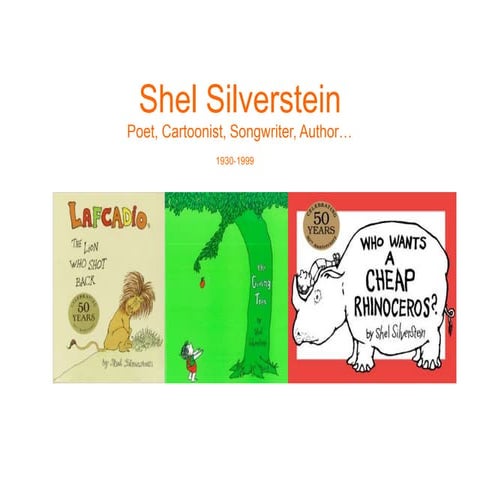 Shel silversteinpresentation | PPTX