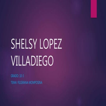 Shelsy lopez villadiego | PPTX