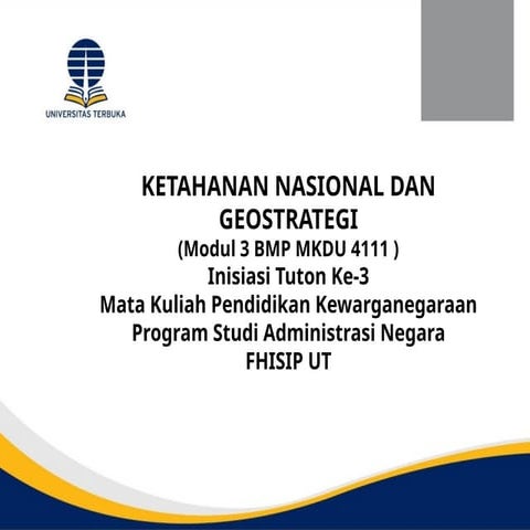 Shely Cathrin_Materi 3 Ketahanan Nasionl | PPTX