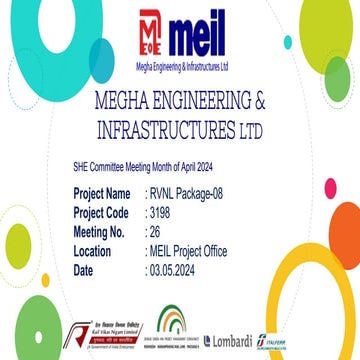 SHE Committee Meeting Month of April 2024 | PPTX