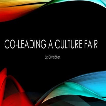 The Cultural Fair | PPT