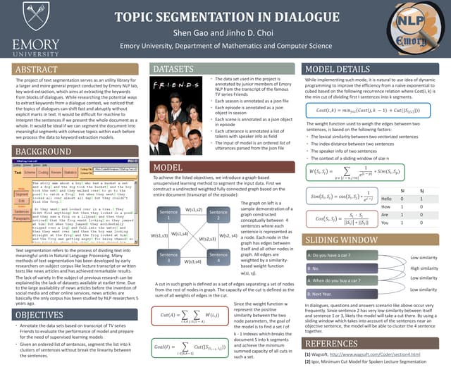 Topic Segmentation In Dialogue Ppt