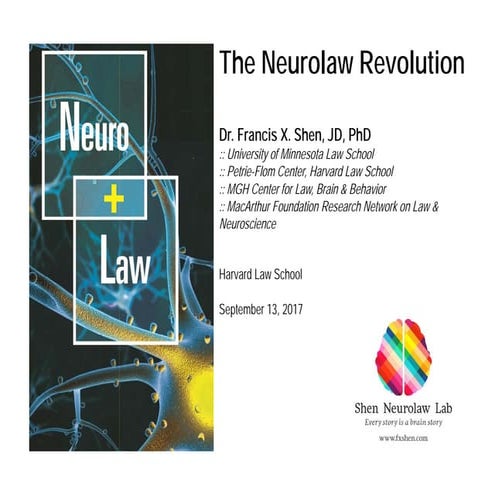 Francis X. Shen, "The Neurolaw Revolution" | PDF