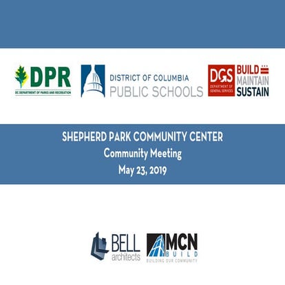 Shepherd park community meeting presentation | PDF