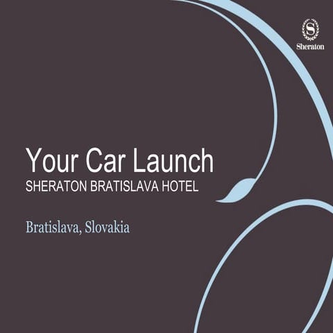 Sheraton bratislava car launch presentation | PDF