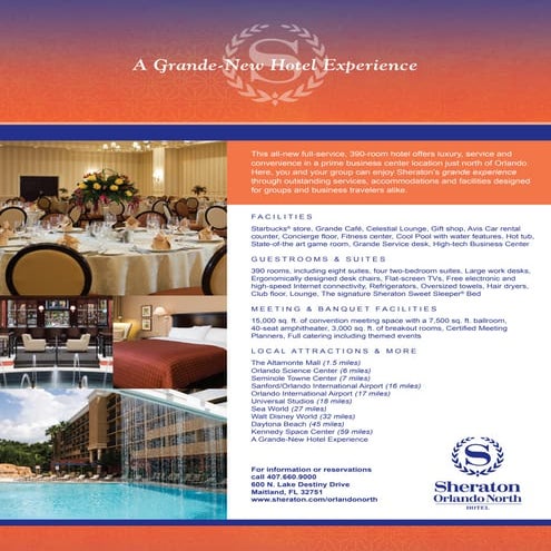 Sheraton Factsheet Dec 06 Scrn | PDF