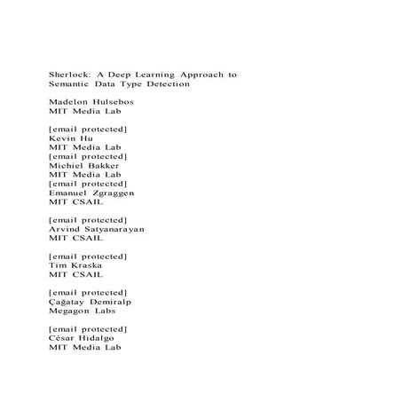 Sherlock a deep learning approach to semantic data type dete | DOCX