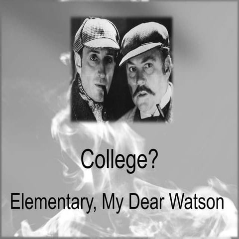 Sherlock College Elementary My Dear Watson | PPTX