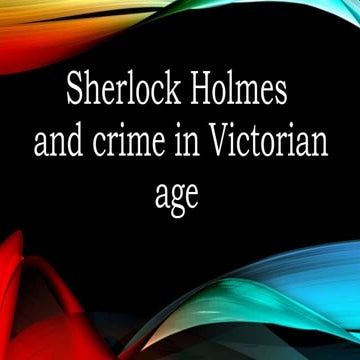 Sherlock holmes | PPTX