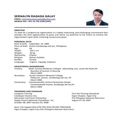 Sherna new cv | DOCX