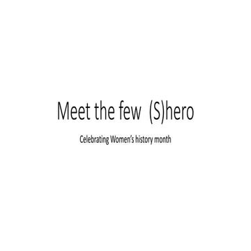 Sheros | PPT