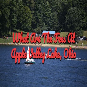 What Are The Fees at Apple Valley Lake, Ohio? | PDF