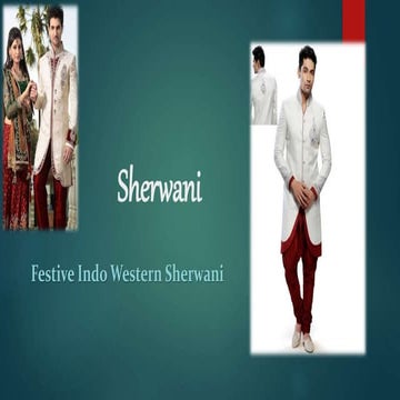 Sherwani | PPTX | Women\'s Outerwear | Women\'s Clothing