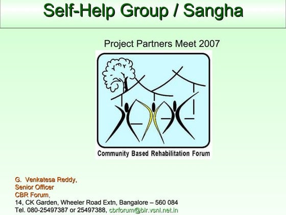 Self help group (NABARD) | PPT