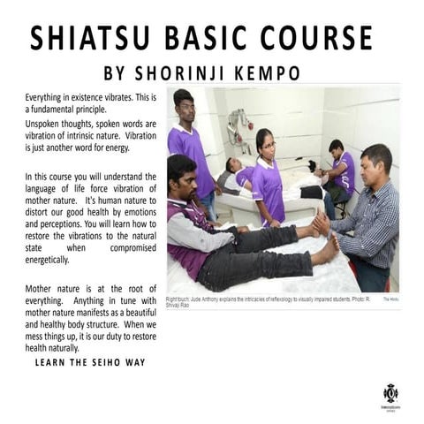 SHIATSU BASIC COURSE | PPT