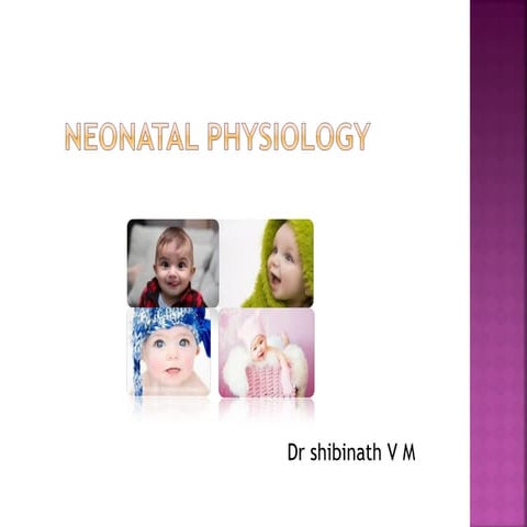 neonatal physiology | PPT