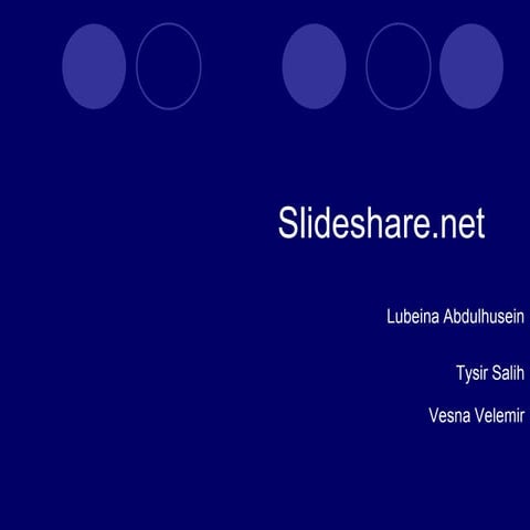Slideshare.Net Presentation | PPT