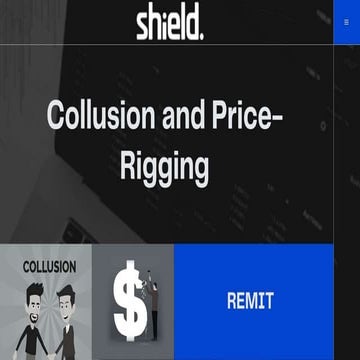 Shield collusion and price-rigging - remit | PPT