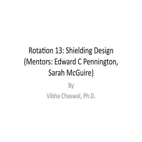 Shielding Design | PDF
