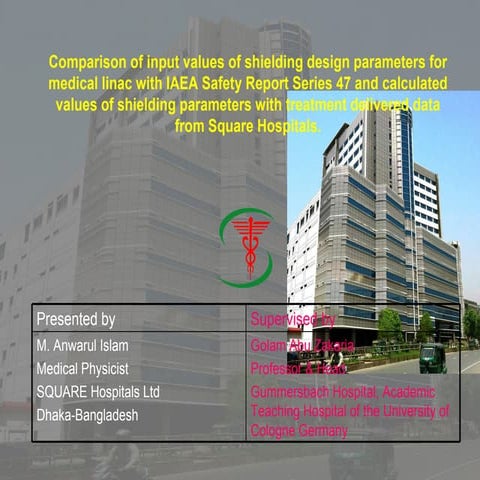 Comparison of input values of shielding design parameters for medical ...